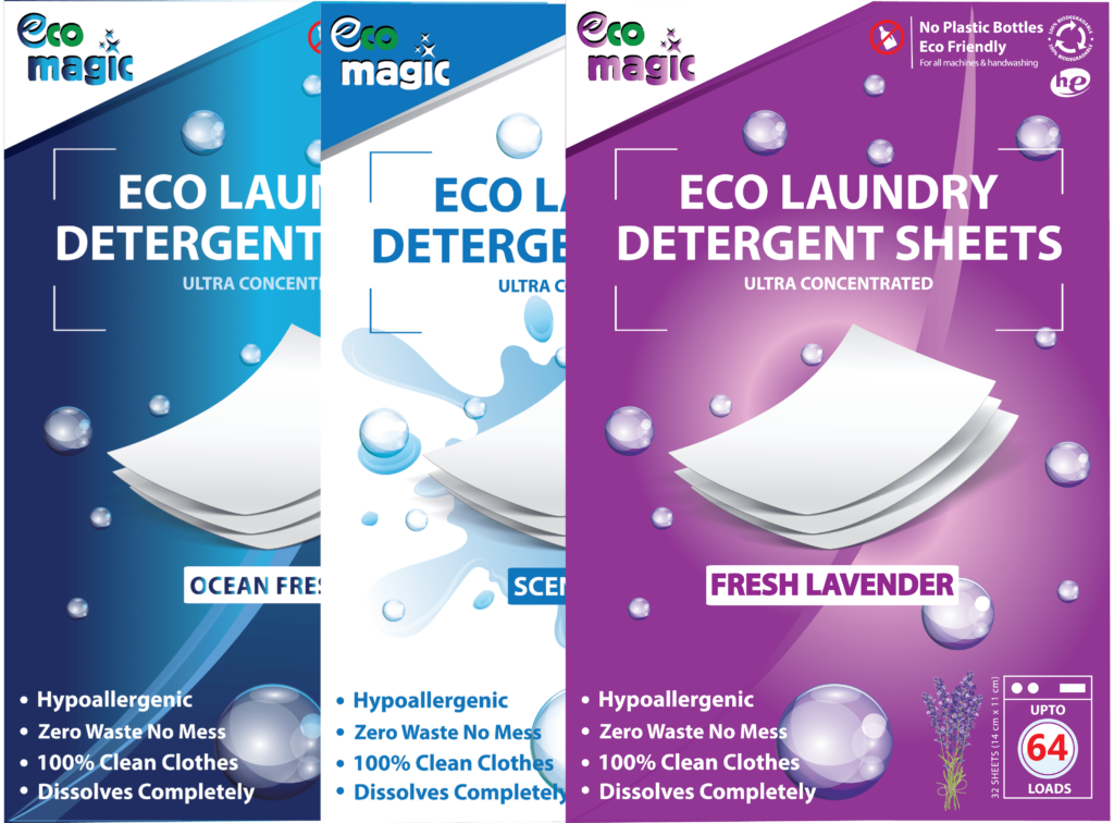 Eco Magic Laundry Detergent Sheets - Eco Magic Laundry Detergent Sheets